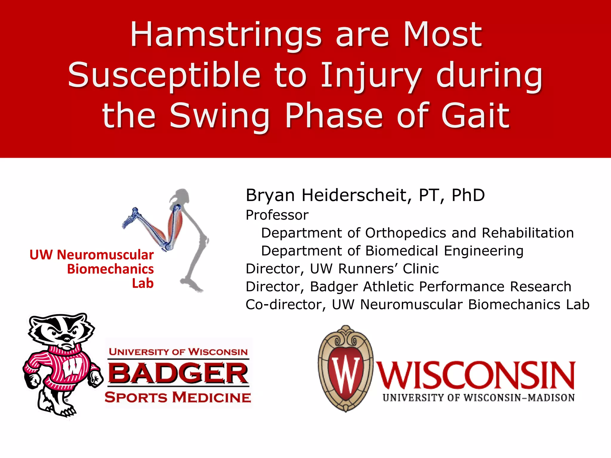 Bryan Heiderscheit _hamstring-mechanics | PDF
