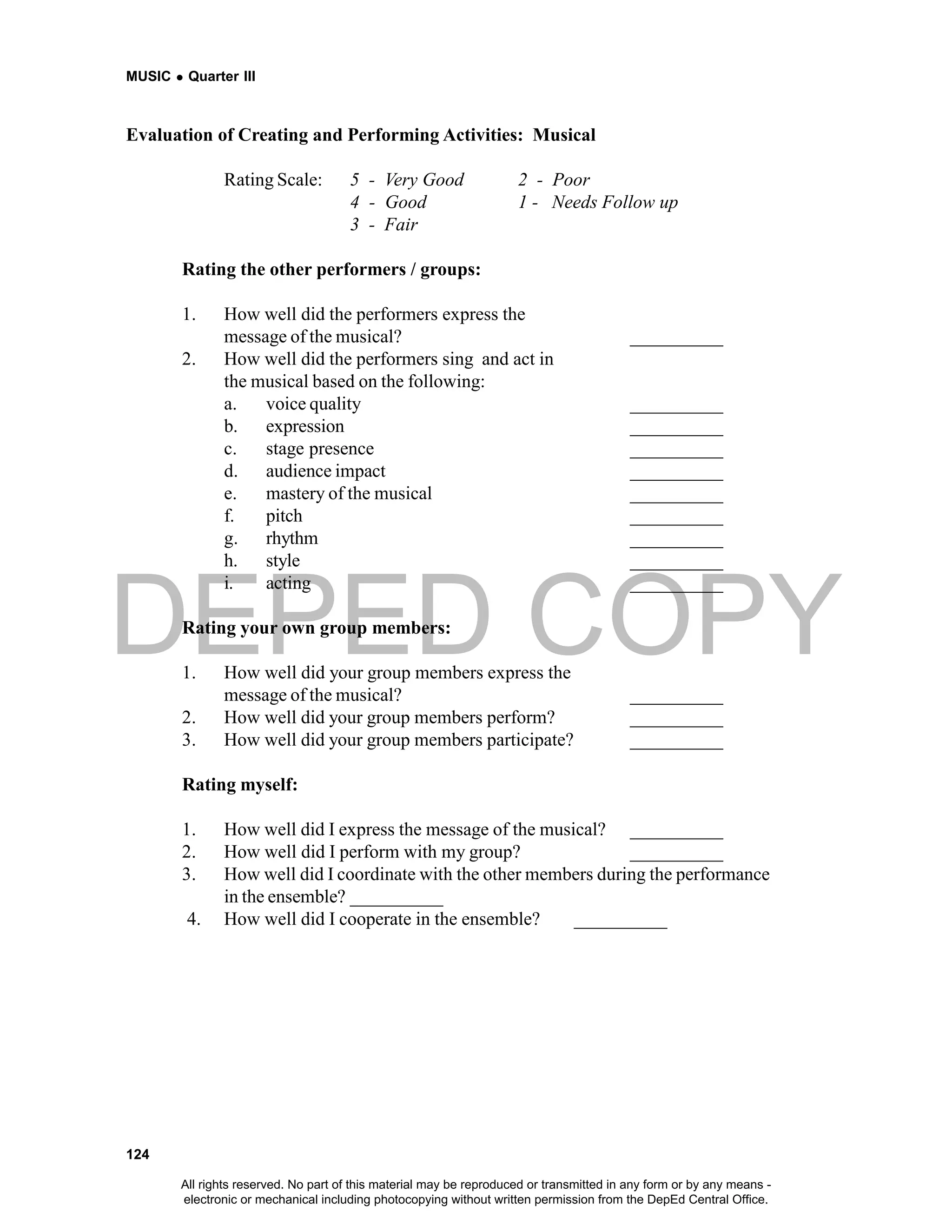 music 10 learners material quarter 3 | PDF