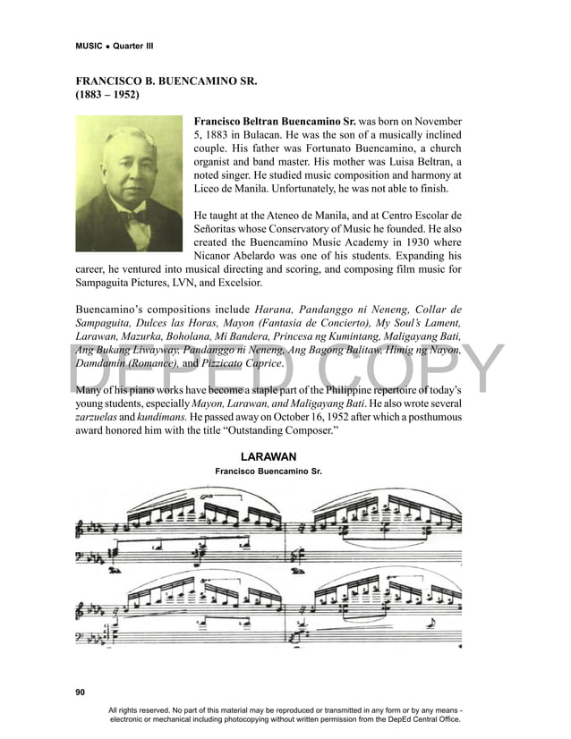 music 10 learners material quarter 3 | PDF