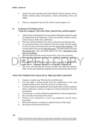 music 10 learners material quarter 3 | PDF