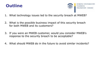 MWEB Business: Hacked | PPT