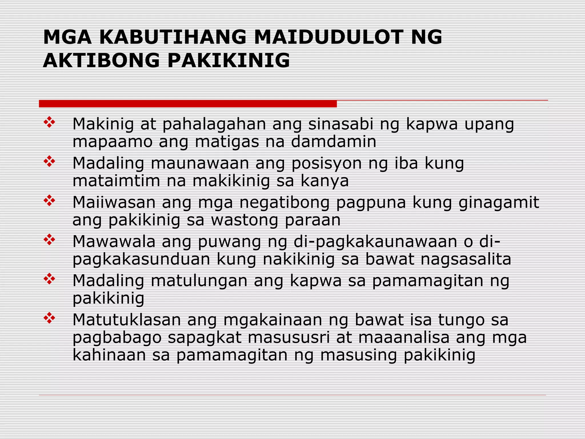 4 na makrong kasanayan | PPT