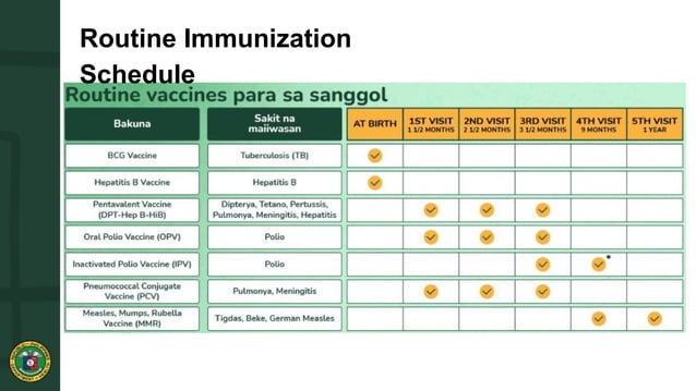 NATIONAL IMMUNIZATION PROGRAM in the Philippines | PPTX