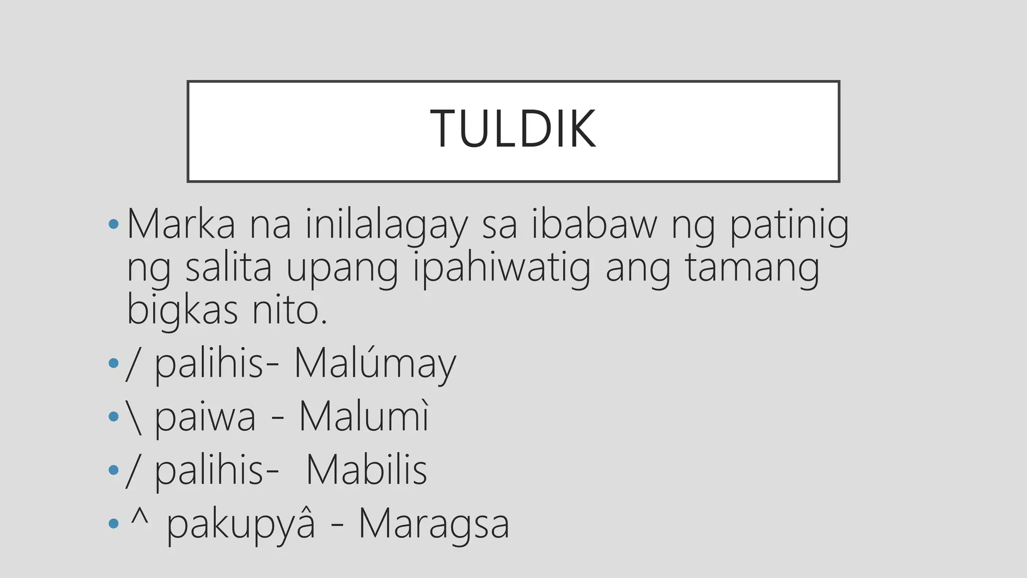 4 na uri ng diin | PPTX