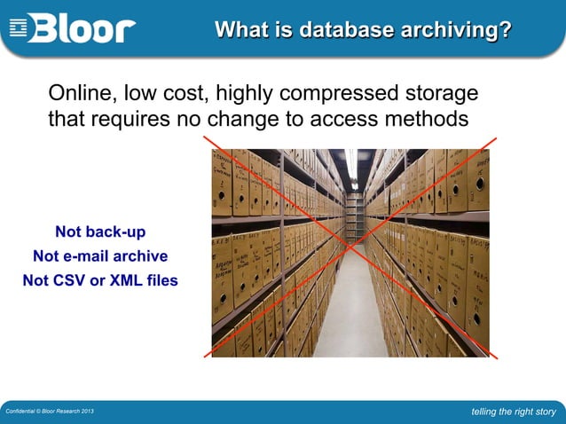 Archiving is a No-brainer - Bloor Analyst and RainStor Executive ...