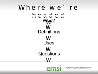 Four New Categories of EMSI Data | PPT