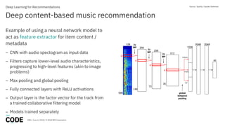 Deep Learning for Recommender Systems with Nick pentreath | PDF