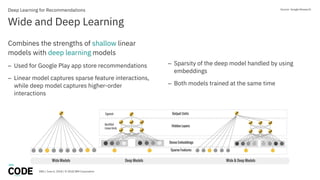 Deep Learning for Recommender Systems with Nick pentreath | PDF