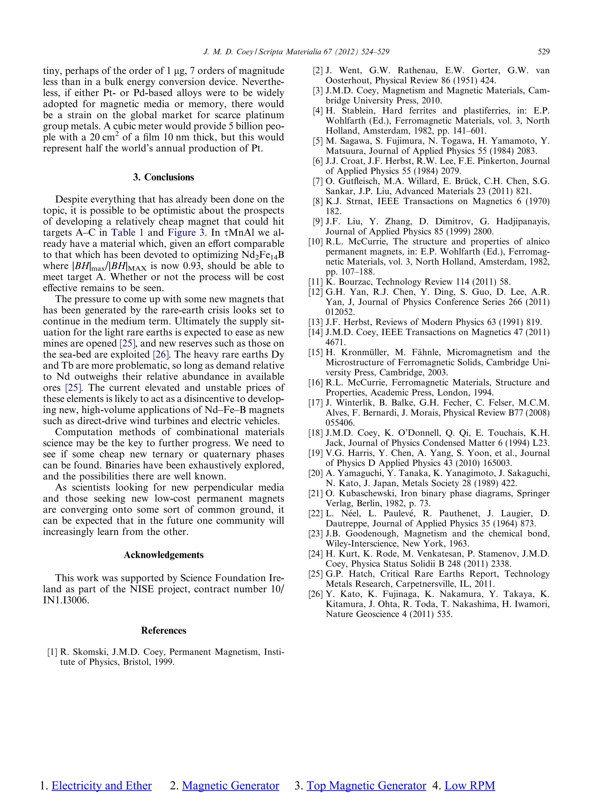 Permanent magnets: Plugging the gap | PDF
