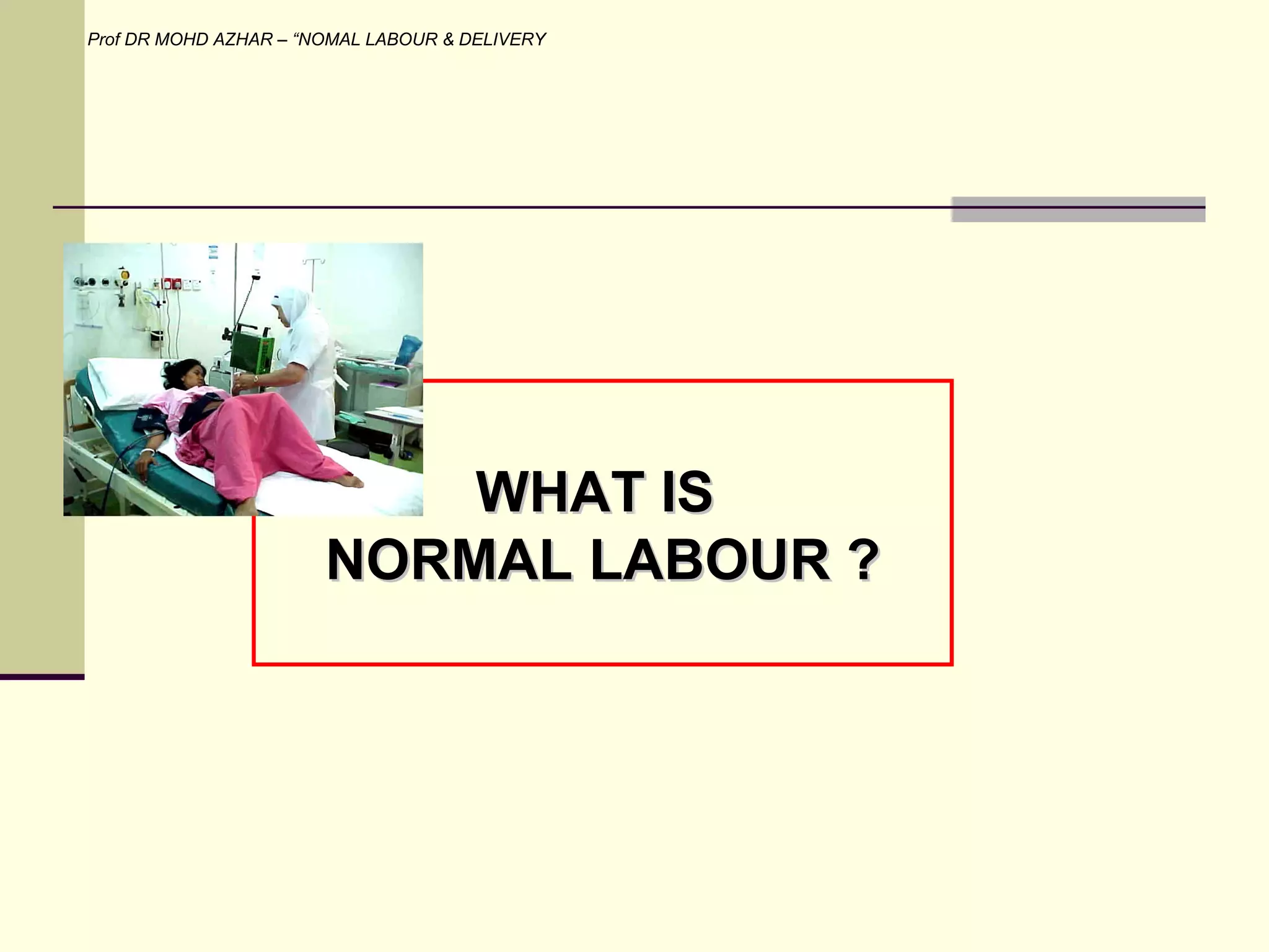 4 normal labour and delivery | PPT