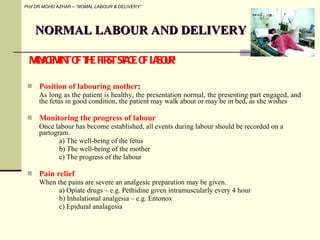 4 normal labour and delivery | PPT