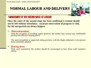 4 normal labour and delivery | PPT