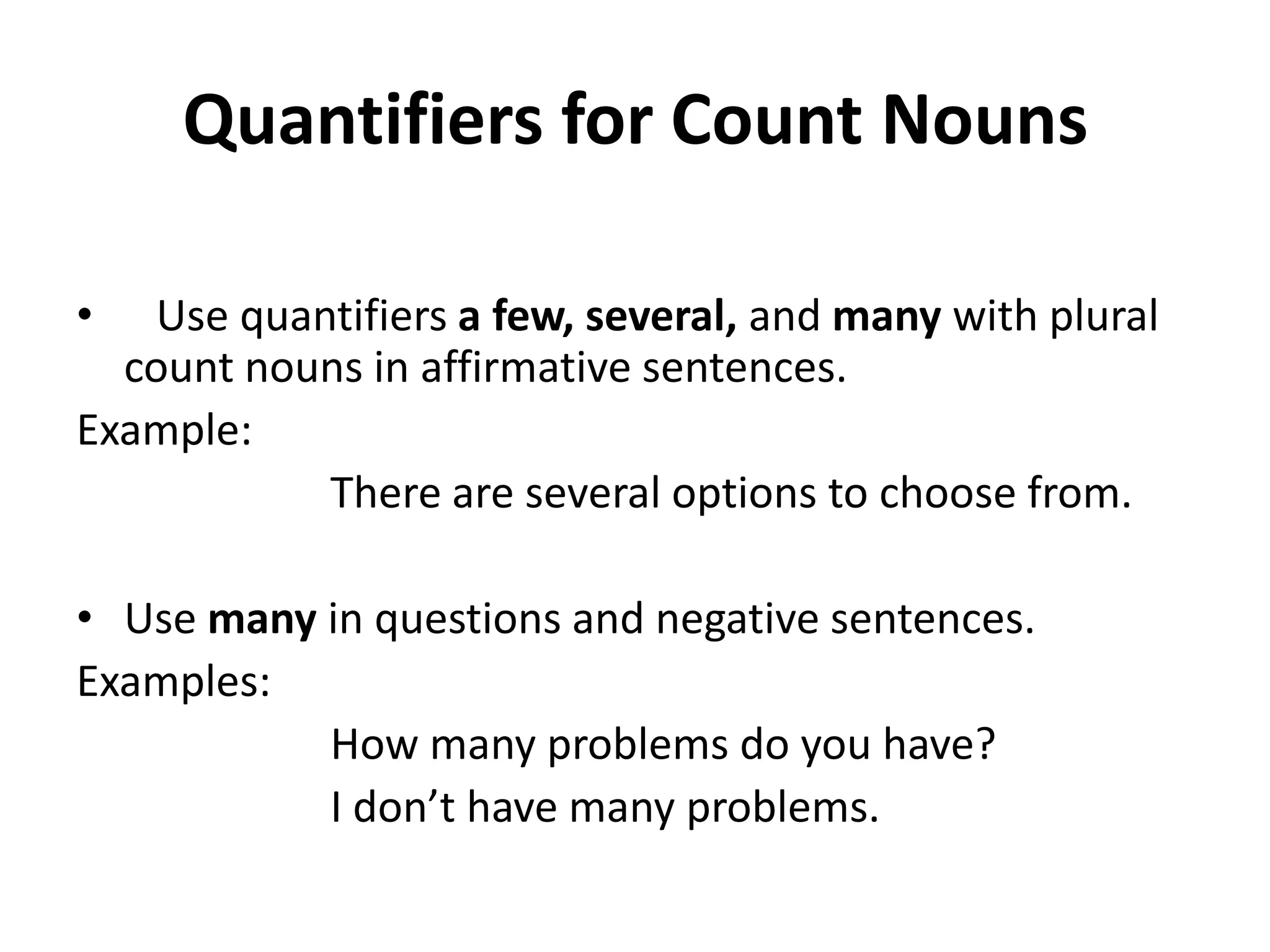 Nouns and Quantifiers | PPTX
