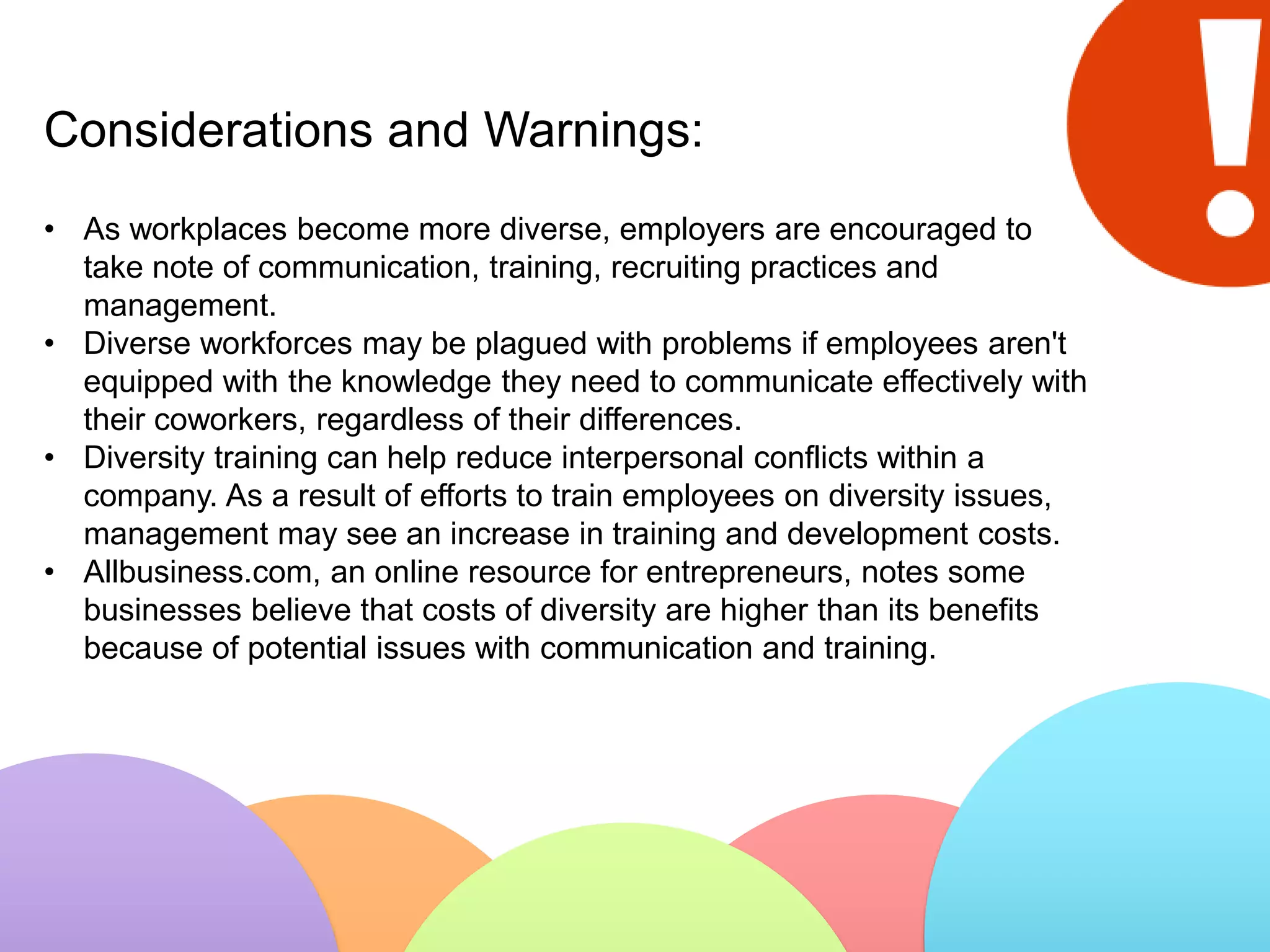 Managing Diversity in The Workplace (HRM) | PPTX
