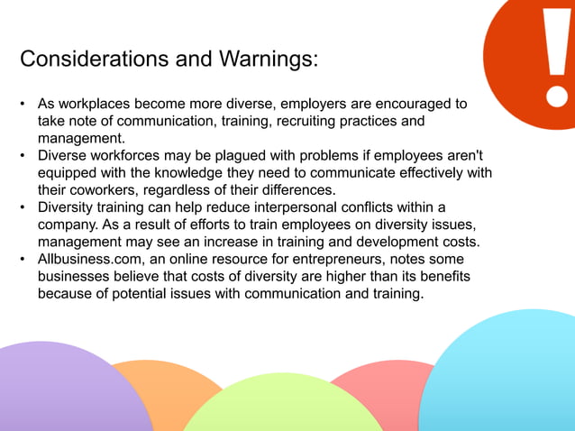 Managing Diversity in The Workplace (HRM) | PPTX | Human Resources | Business