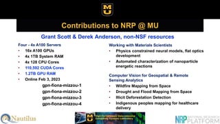 Panel: Building the NRP Ecosystem with the Regional Networks on their Campuses; | PPTX