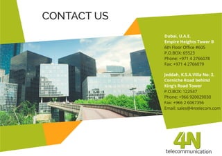 Four Networks telecommunication Company profile | PPT