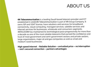 Four Networks telecommunication Company profile | PPT