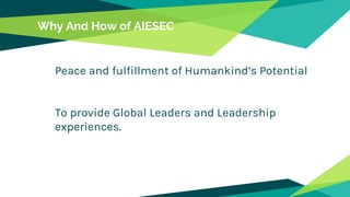 The AIESEC Experience | PPTX