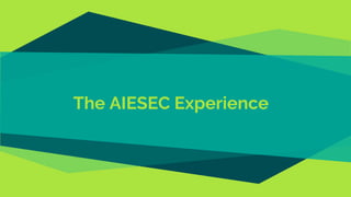 The AIESEC Experience | PPTX