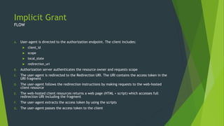(4) OAuth 2.0 Obtaining Authorization | PPTX