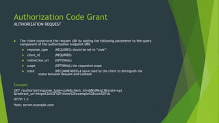 (4) OAuth 2.0 Obtaining Authorization | PPT