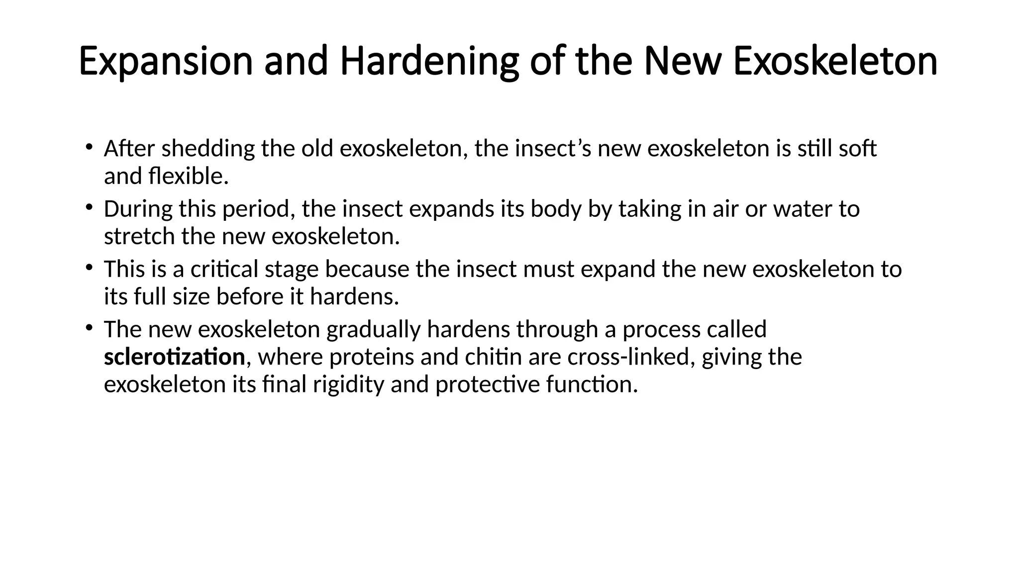 Molting or Ecdysis, Its stages and Enzymes | PPTX