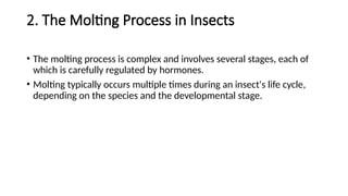 Molting or Ecdysis, Its stages and Enzymes | PPTX