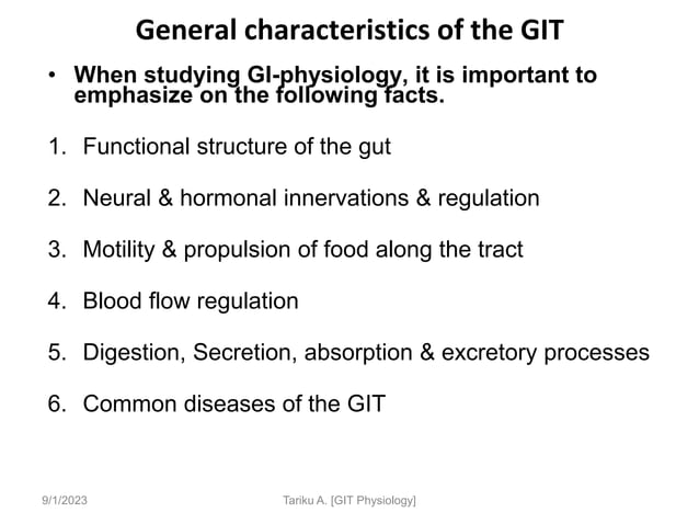 025-GIT_Physiology1.ppt | Digestive Disorders | Diseases and Conditions