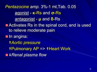 Opioid and non opioid antagonists | PPT