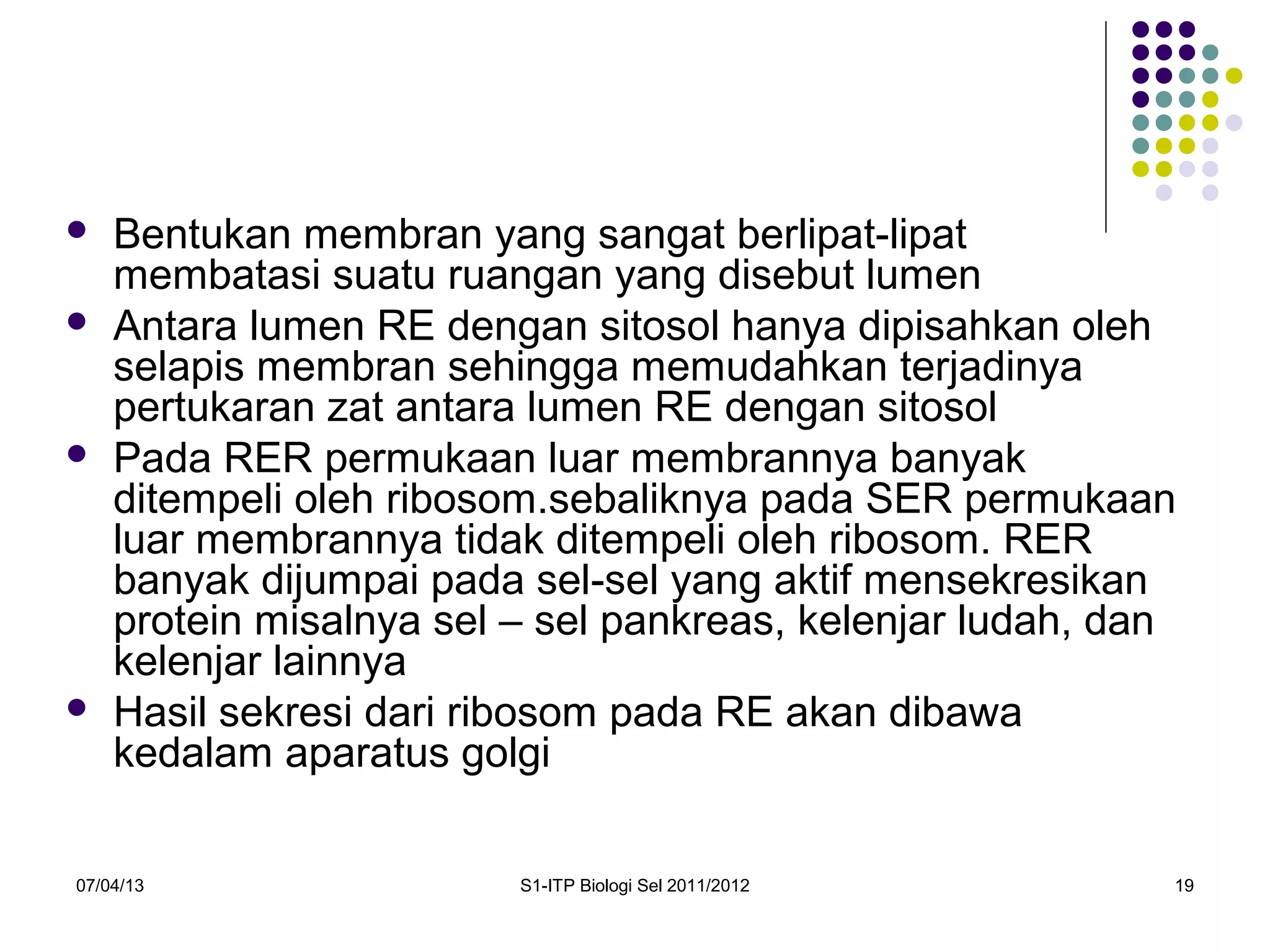 ITP UNS SEMESTER 1 organel sel | PPT