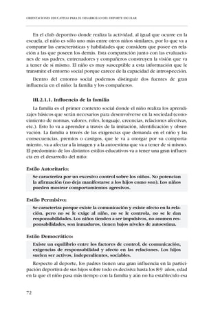 orientaciones educativas para el desarrollo del deporte escolar | PDF