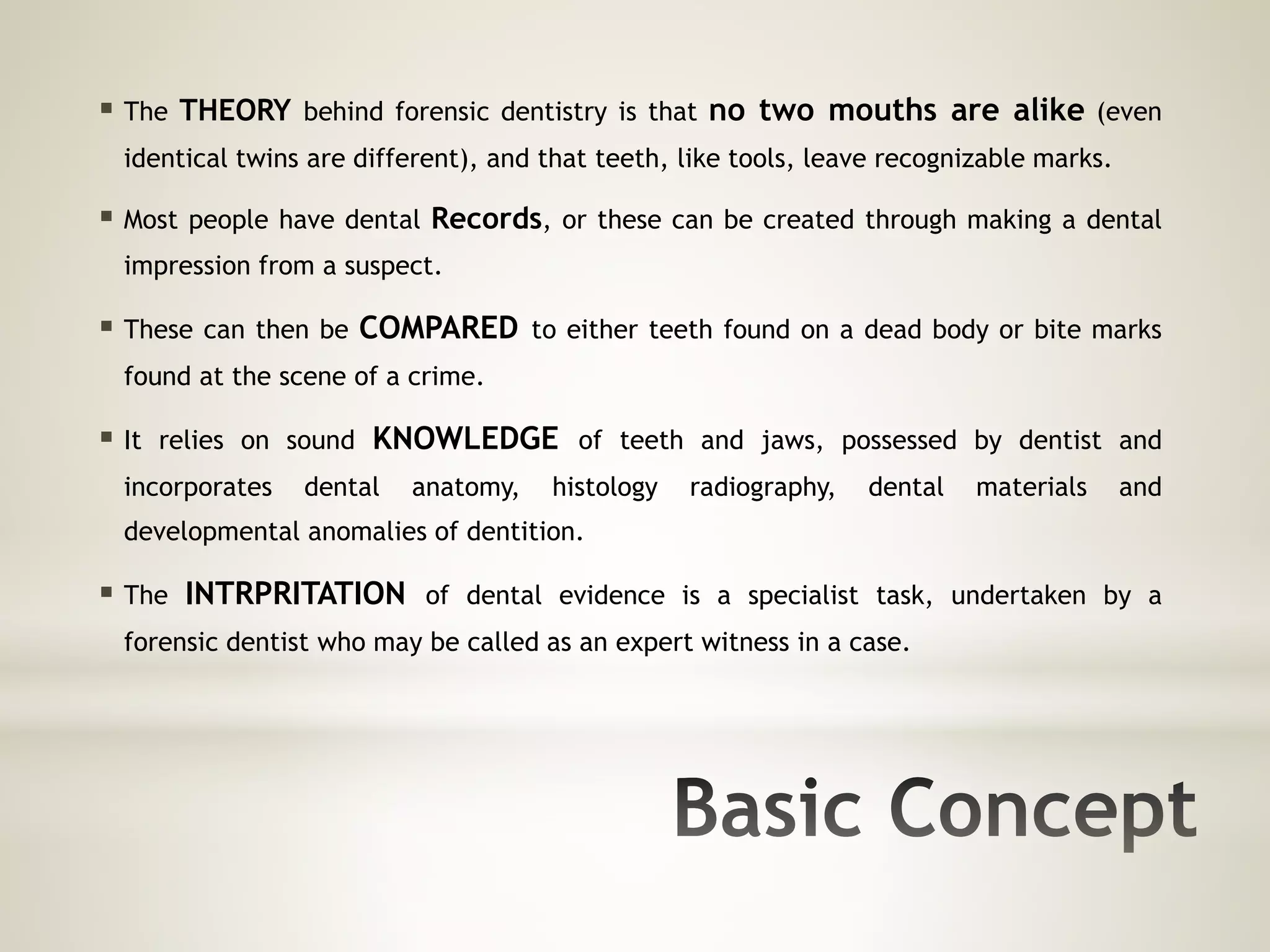 Forensic dentistry | PPTX