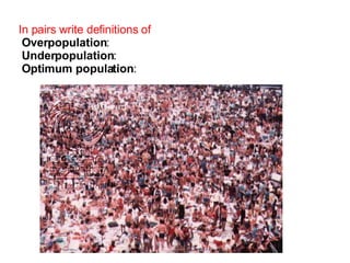 Population definitions | PPT