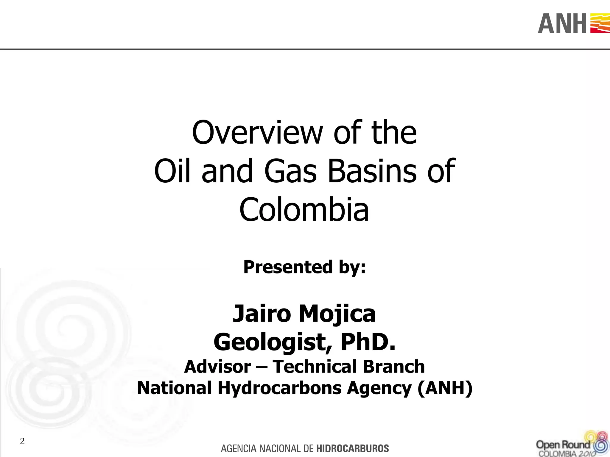 4 Overview Of The Oil And Gas Basins Of Colombia | PPT