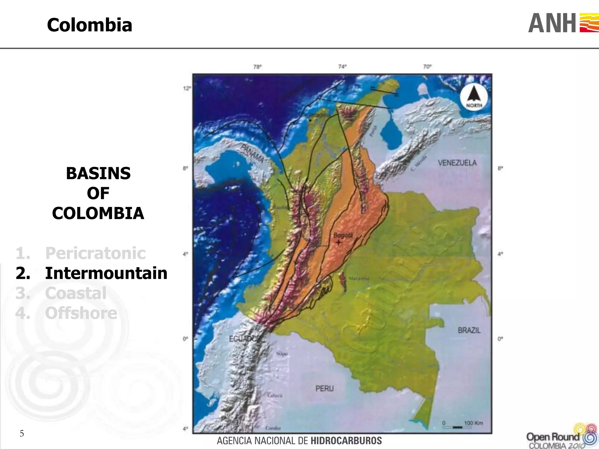 4 Overview Of The Oil And Gas Basins Of Colombia | PPT