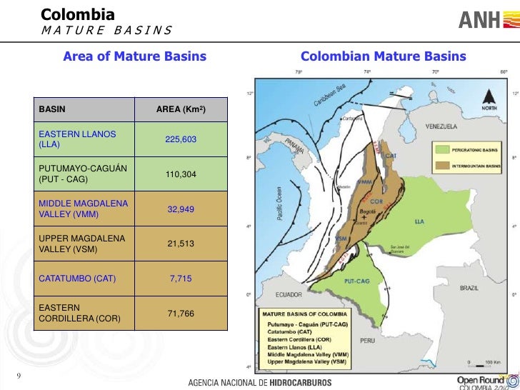 4 Overview Of The Oil And Gas Basins Of Colombia