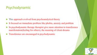 Therapeutic process in psychoanalytical theory | PPT