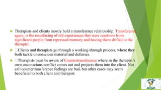 Therapeutic process in psychoanalytical theory | PPT