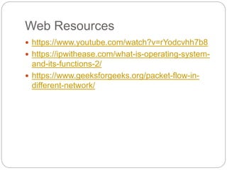 Routing - packet flowing and processing. | PPTX
