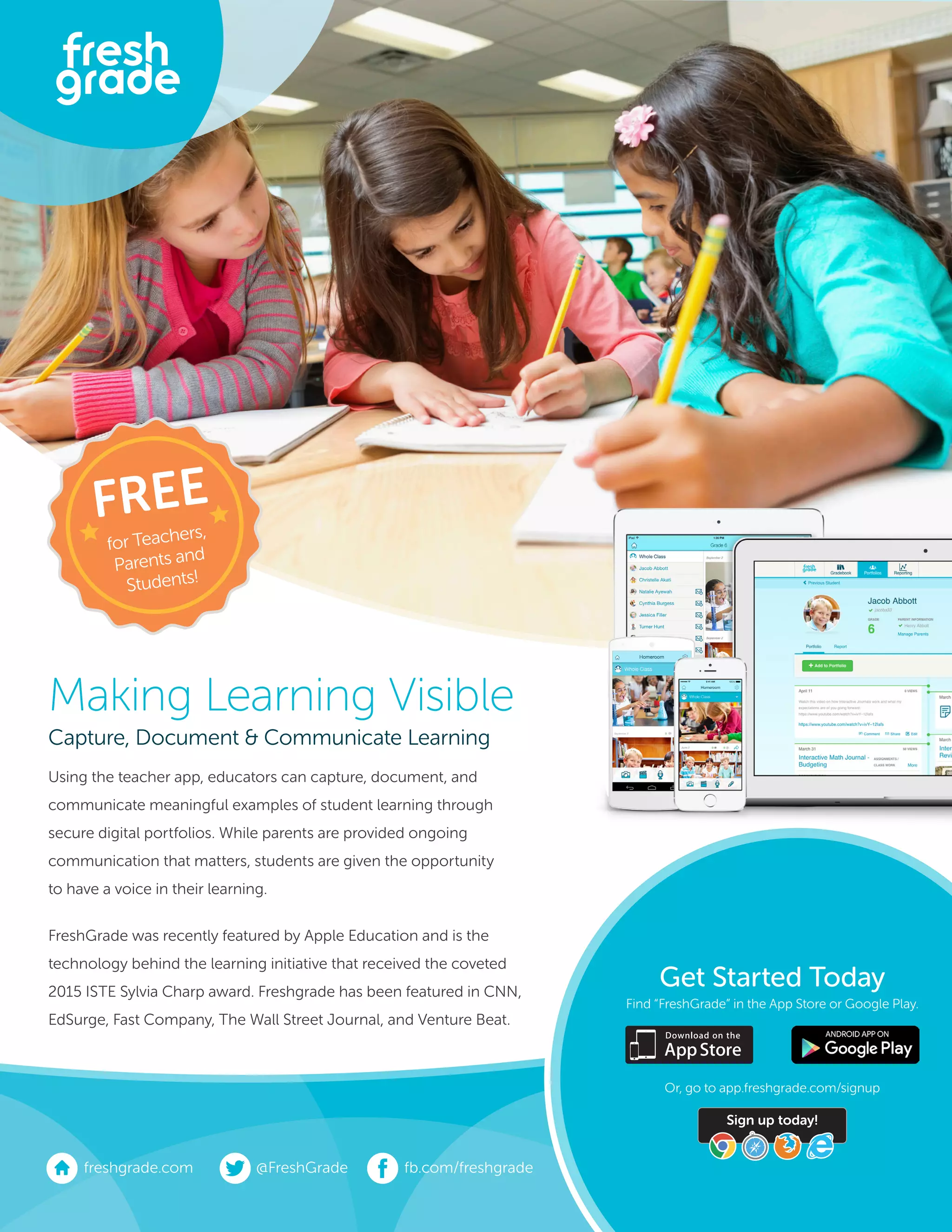 FreshGrade Four Page Brochure | PDF