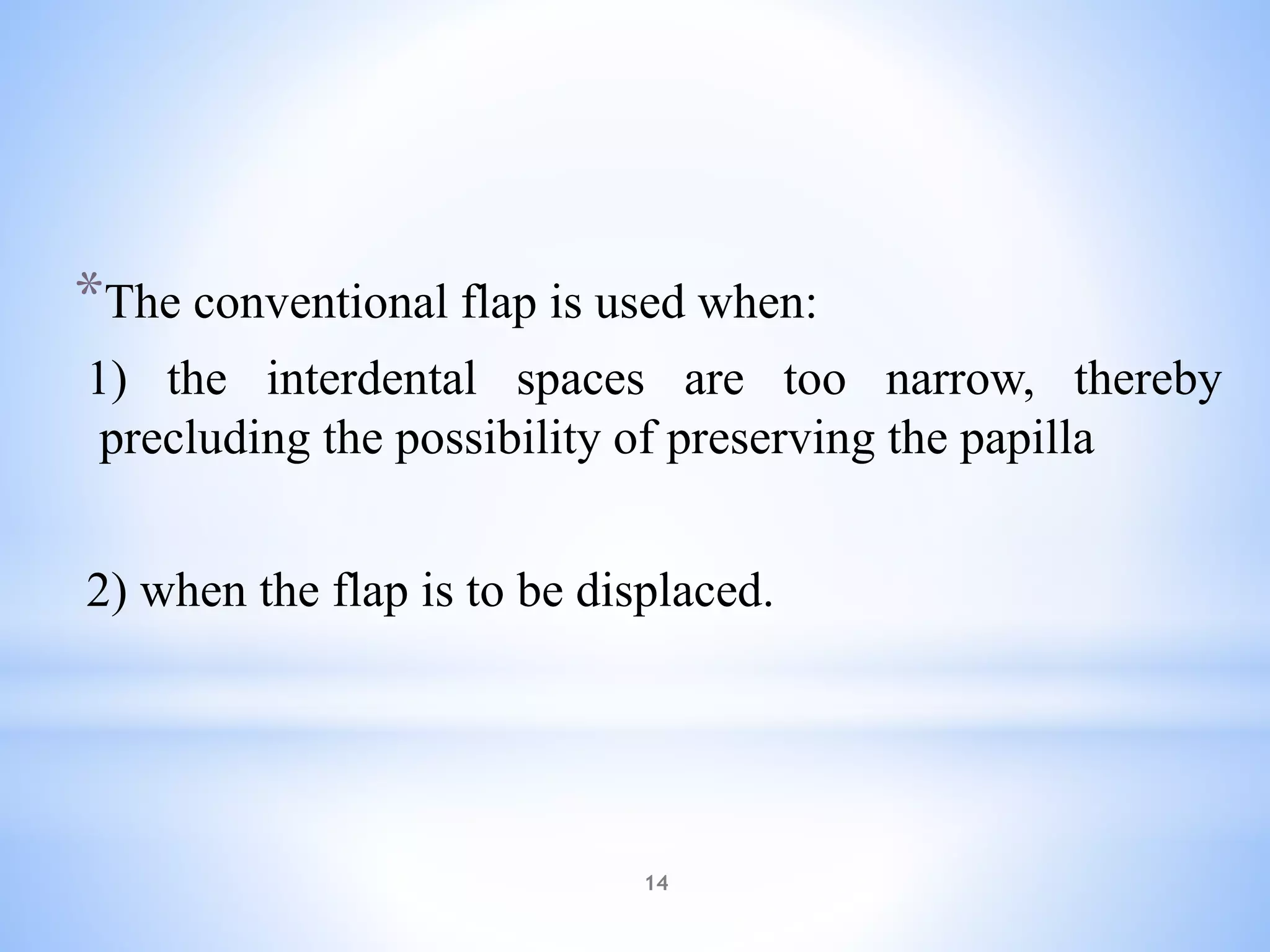 Papilla preservation flap | PPTX