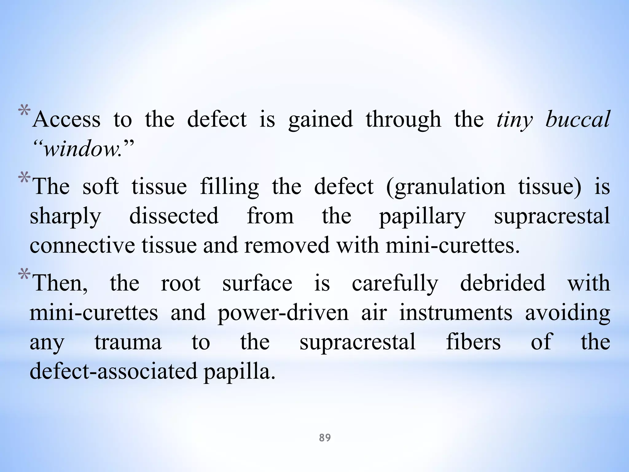 Papilla preservation flap | PPTX
