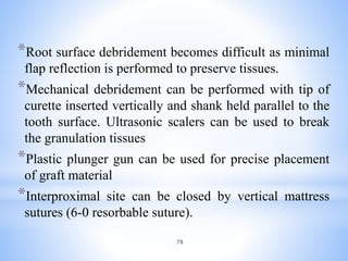 Papilla preservation flap | PPTX