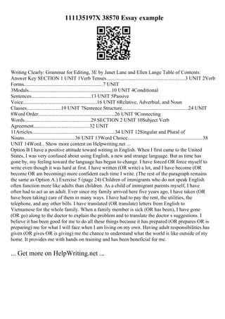 4 Paragraph Expository Essay Outline | PDF