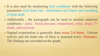 PARTOGRAM- MATERNAL AND FETAL MONITORING | PPTX