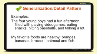 4 Patterns of Paragraph 1 - パラグラフの4パターン① | PPT