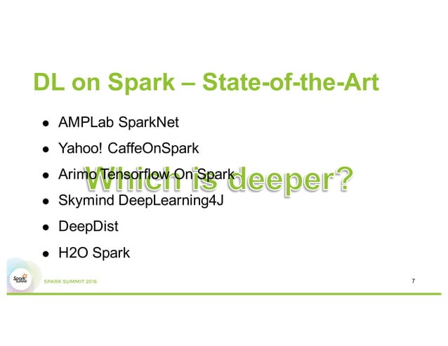 Which Is Deeper - Comparison Of Deep Learning Frameworks On Spark | PDF | Programming Languages ...