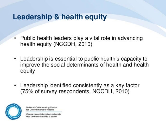Health Equity Workshop - Leadership