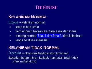 (4) Pendahuluan Distokia pada sapi fkh unair | PDF